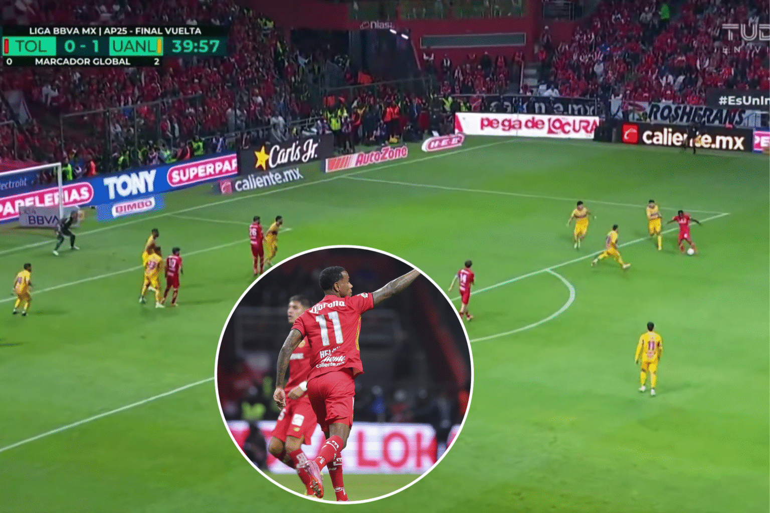 VIDEO Espectacular golazo de Helinho en la final del Apertura - UNANIMO ...